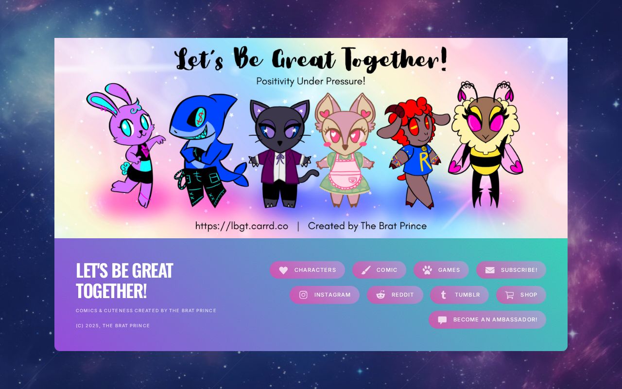 Let's Be Great Together!